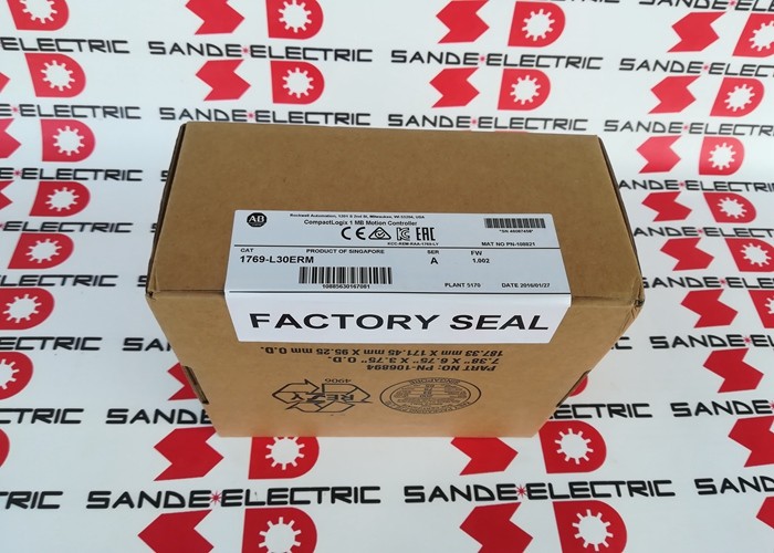 One New AB 1769-L30ERM CompactLogix Processor In Box 1769L30ERM 1769-L3OERM